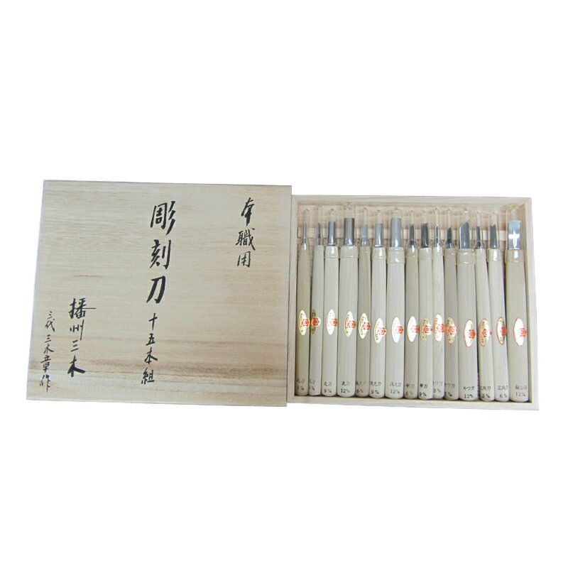 受け継がれる技と、今を生きる力。 創業者は、自分の名「章」はあきらかにするという意味を用いて、 三木のよき刃物をよりあきらかに世間に広めたいと念願し、三つの木の中に章と書き、 「三木章（ミキショウ）」と呼ぶことにしました。 三木章の彫刻刀は...