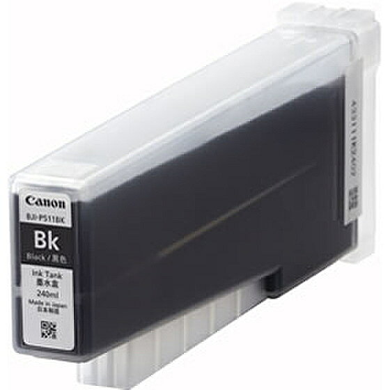 インクタンク BJI-P511BK （ブラック） インクタンク 詳細スペック 電気用品安全法(本体)非対象 電気用品安全法(付属品等)非対象 電気用品安全法(備考)電源なしの為、非対象