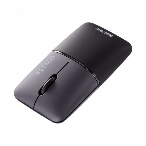 静音BluetoothブルーLEDマウス SLIMO （充電式・ブラック） 詳細スペック 読み取り方式BlueLED 接続タイプ無線 分解能(解像度)1200dpi ボタン数3 インターフェース無線 対応OSWindows11・10・8.1...