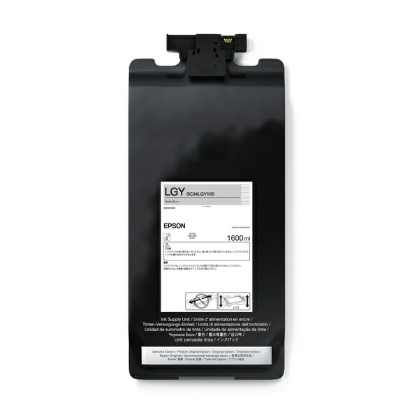 SureColor用　インクパック/1600ml（ライトグレー） 詳細スペック 電気用品安全法(本体)非対象 電気用品安全法(付属品等)付属品等無し