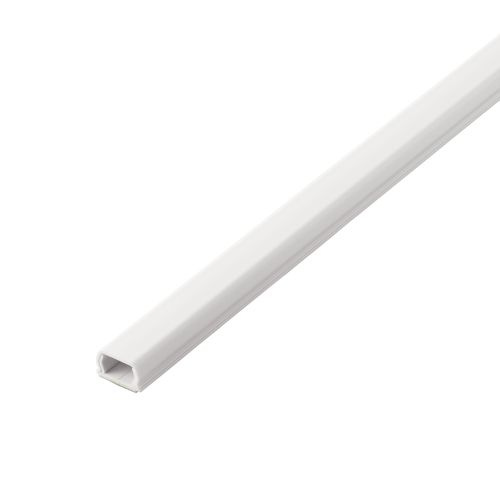 壁用モール/1mテープ付/16mm/ホワイト ■壁に配線するケーブルを保護し、すっきりと収納できる長さ1m幅16mmのフラットモールです。 ■強度の高いPVC製で、ケーブルを断線などから保護します。 ■粘着テープがプラモールの底面に予め貼り...