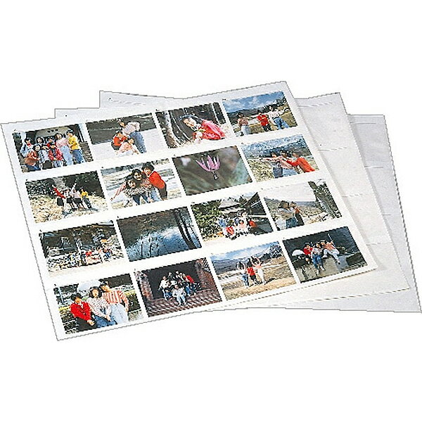 写真編集用品 展示台紙 E・Lサイズ 写真の展示用に■紙製ポケット台紙■1枚のシートにプリント16枚収納■E・Lサイズ用(20シート入り)