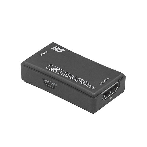 4K60Hz/HDCP2.2対応 HDMIリピーター ●4K映像を最大15m延長可能なHDMIリピーター●HDR、HDCP 1.4/2.2対応●ビデオ帯域 18Gbps●USB給電ケーブル(150cm)付属 詳細スペック 電気用品安全法(本...