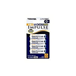 充電式ニッケル水素電池インパルス【IMPULSE】（単3形min.2400mAh　4本） ・1回の充電で長く使える高容量。単3形 2400mAh *1／500回　　4本パック*1：JIS　C8708　2007（7.2.1）の充放電条件に基づ...