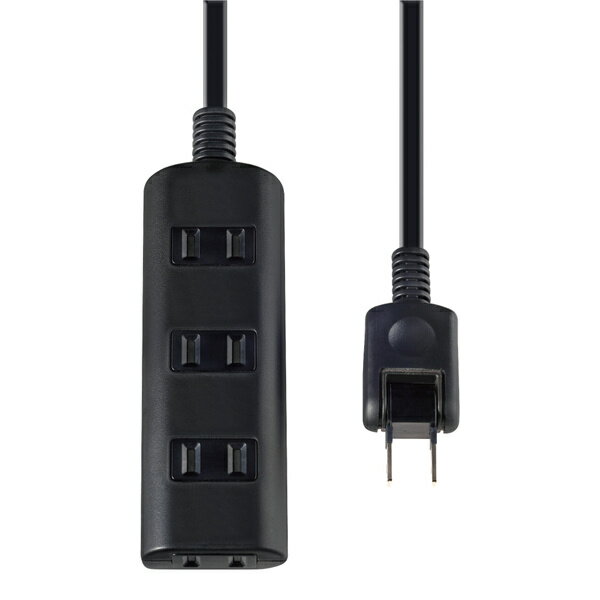 扉付タップラン 4個口 2m ブラック ●180°回転プラグ。耐トラッキングカバー付。●熱に強い。●使用していないコンセントの刃受口を封じて幼児のいたずらによる感電予防となります。●安全の保護被ふく 詳細スペック 電気用品安全法(本体)適合...