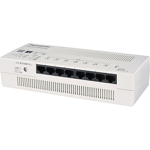 Switch-S8GPoE ファンレス設計。動作環境温度040℃。10/100/1000BASE-T×8ポート。7ポート給電。ループ防止機能、フローコントロール、EAP透過機能、省電力モード 搭載。 詳細スペック タイプレイヤー2スイッチ、...