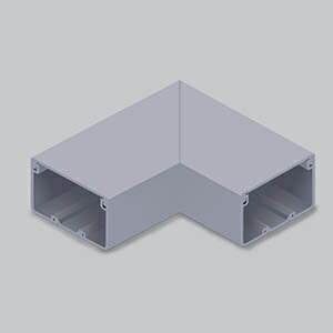 平面マガリ 8号150型 グレー ●平面での直角接続に使用します 詳細スペック 電気用品安全法(本体)非対象 電気用品安全法(付属品等)付属品等無し