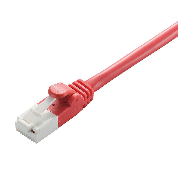 LANケーブル/CAT6対応/EU RoHS指令準拠/爪折れ防止/簡易パッケージ仕様/15m/レッド ■Cat6準拠LANケーブルのスタンダードタイプです。 ■ツメ折れ防止プロテクターと屈曲に対する耐久性が高い素材のコネクターを採用したダブ...