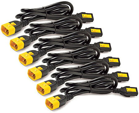 Power Cord Kit (6 ea) Locking C13 to C14 1.2m ロック機能付き（PDU型番AP8xxxとの組み合わせ時のみ）　C13C14電源ケーブル　ストレートタイプ（120mm） 詳細スペック 長さ1.2m ...