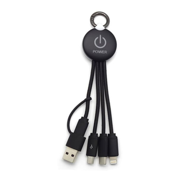 光る!ナンデモ充電くんの新タイプです! 出力端子は、Lightningケーブル・マイクロUSBとUSB C。 今までの給電はUSB-Aからのみでしたが こちらの商品はUSB AからとUSB TYPE-Cからも給電できます! すごく便利な充電...