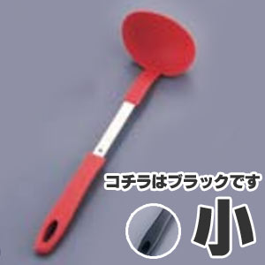 【CC】キッチン>調理ツール>お玉（レードル）ナイロン樹脂製のレードル（おたま）メーカー田辺金具カラー・味・種類ブラック商品外寸(mm)85×70×全長280その他容量：約65cc、耐熱温度：−20〜270度材質・原材料金属部：ステンレスス...