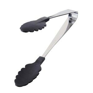 【CC】キッチン>調理ツール>トングシンプルなデザインのトングメーカーTKGカラー・味・種類ブラック　商品外寸(mm)全長250その他耐熱温度：270度