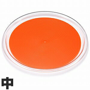 キッチン雑貨　お盆（トレイ）メーカー曙産業カラー・味・種類オレンジ商品外寸(mm)トレー：直径285×18、マット：直径239その他傾いても倒れにくく、キレイなクリアタイプのマジックトレー◆マットがはがれてお手入れラクラク♪材質・原材料トレ...