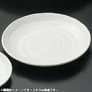 食器　メラミン食器　樹脂製食器　ホワイトメーカーマイン商品外寸(mm)径180×高さ24