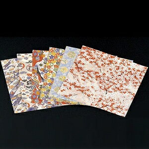 業務用　料理用　演出用品メーカーマイン商品外寸(mm)縦180×横180その他料理は直接盛り付けることはできません。◆趣の異なった6種類の絵柄を1セットとした千代紙セットです。材質・原材料紙