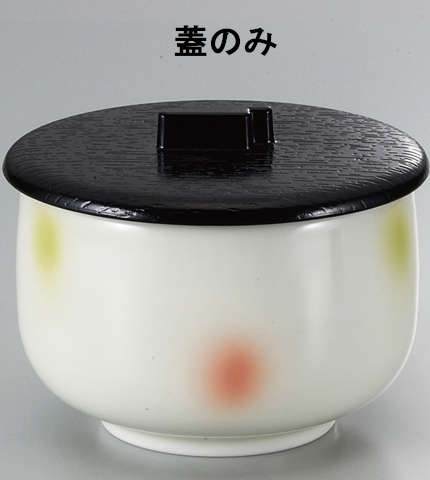 茶碗蒸しの蓋が割れてこまる。そのようなときに、プラスチックの蓋はいかがですか？■サイズ：【蓋外形】直径88×17mm、【蓋内寸】直径71×17mm■素材：ユリア・メラミン樹脂●耐熱温度／80度●比重が大きく重量感があります。●落とすと割れた...