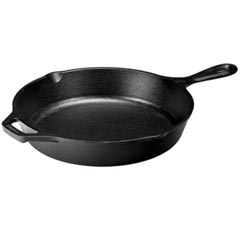 厚みがあるのでバラエティに富んだ焼き料理が可能です。メーカー；LODGE　LOGICサイズ；内径260mm、深さ50mm、底径190m重量；2.6kg