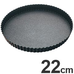 製菓用品　TOURTIERE RONDE CANNELEEメーカー；GOBEL（ゴーベル）サイズ；内径220（底径200）×深さ25mm材質；スチール（フッ素樹脂加工）