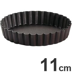 製菓用品　TARTELETTE RONDE CANNELEEメーカー；GOBEL（ゴーベル）サイズ；内径110（底径95）×深さ15mm材質；スチール（フッ素樹脂加工）