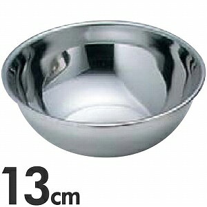 【CC】キッチン>ボウル・ザル・バット>ステンレスボウルステンレス製のミキシングボールメーカーEBM商品外寸(mm)外径143×深さ50その他容量：約0.5L、板厚：0.5mm材質・原材料18-8ステンレスキッチン雑貨>調理ツール>ボール