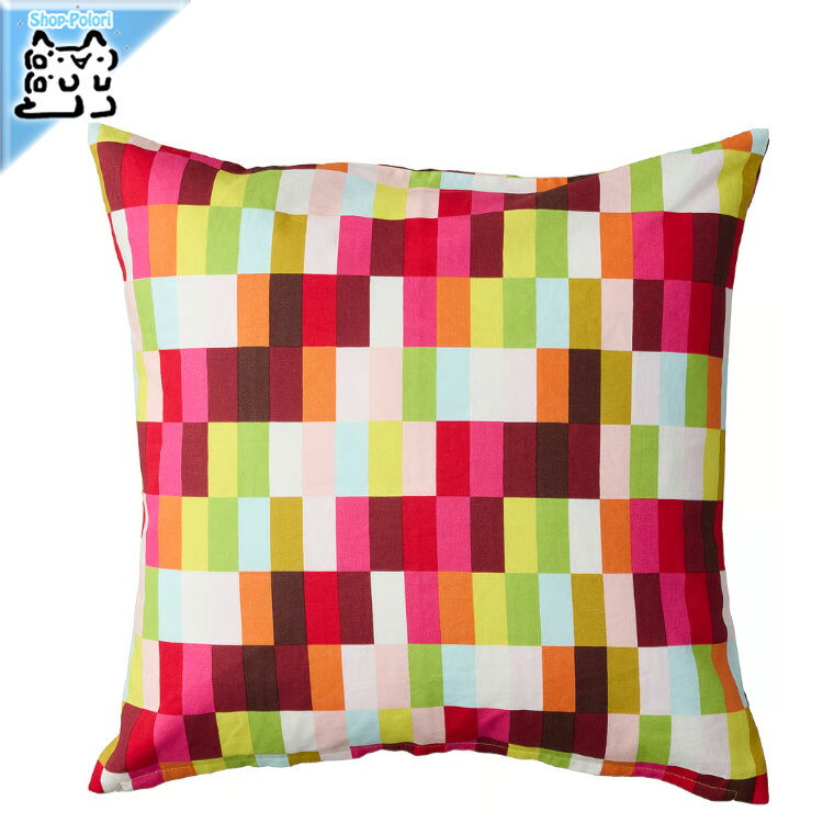 【 IKEA - イケア -】LOVNATURSKOG -ローヴナテュルスコグ- クッションカバー マルチカラー 50x50 cm 柔らかくて耐久性に優れた綿100％！肌触りのいいカバーです ■商品詳細■ ブランド IKEA 素材 綿 10...
