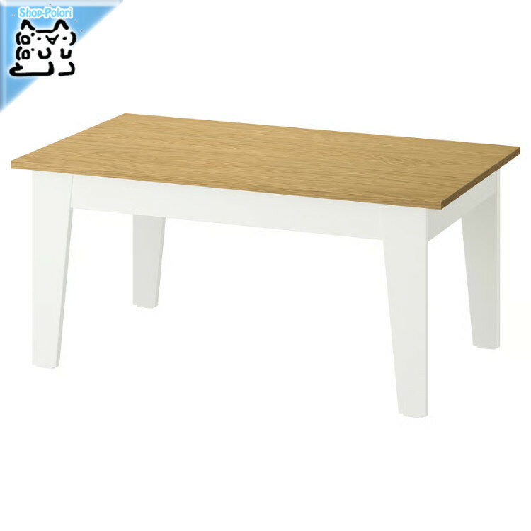 【 IKEA - イケア -】AMMARYD -エッマリード- コーヒーテーブル ホワイト 98x59 cm 丈夫で汚れに強く、お手入れも簡単なコーヒーテーブル！! ■商品詳細■ ブランド IKEA 素材 パーティクルボード, ペーパーフォ...
