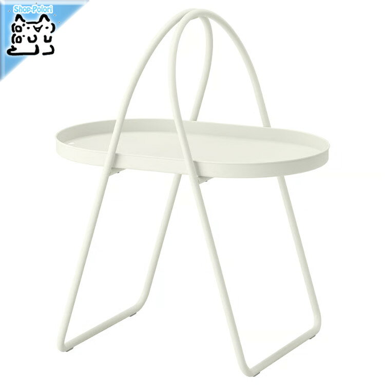 【 IKEA - イケア -】MABARSSKAR -モーベルスシェール- コーヒーテーブル 屋外用 室内/ホワイト 61x41 cm 丈夫で汚れに強く、お手入れも簡単なコーヒーテーブル！! ■商品詳細■ ブランド IKEA 素材 スチール...