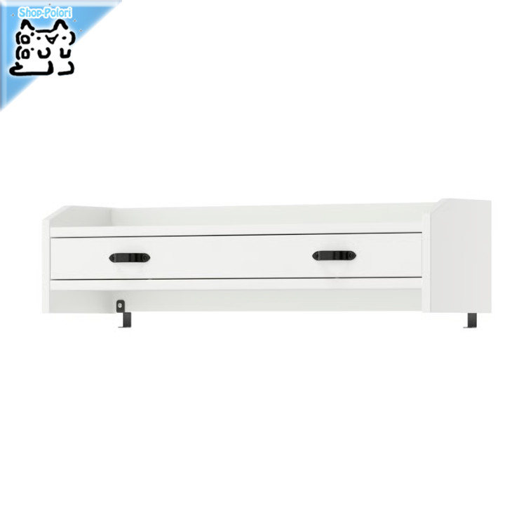 【 IKEA - イケア -】BRYTNING -ブリートニング- 追加ユニット ホワイト 73x19x18 cm 学習机 ワークスペース すべての装飾品を収納するための棚のスペースを増やせます！ ■商品詳細■ ブランド IKEA 素材 パ...