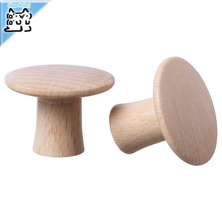 【 IKEA - イケア -】VINNASET -ヴィンネーセット- ノブ 37 mm 2 ピース トラディショナルなキッチンにも、モダンなキッチンにもよく合います！ ■商品詳細■ ブランド IKEA 素材 ノブ: ビーチ無垢材 表面コーテ...
