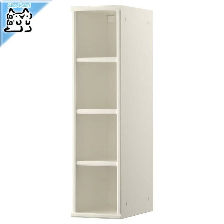 【 IKEA - イケア -】TORNVIKEN -トルンヴィーケン- オープンキャビネット オフホワイト 20x37x80 cm さまざまなシェルフをコーディネートすれば、みんなで料理が楽しめる素朴な雰囲気のキッチンがつくれます♪ ■商品...