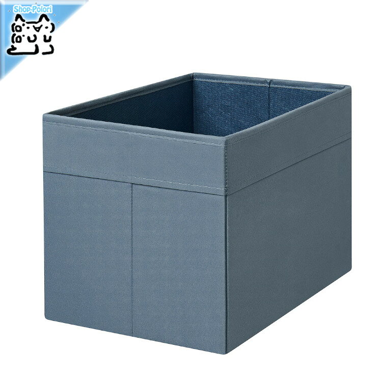【 IKEA - イケア -】DRONA - ドローナ - ボックス ブルー 25x35x25 cm ウォークインクローゼットやリビングルームにやさしい印象を演出する布製ボックス！ ■商品詳細■ ブランド IKEA 素材 基本素材: ポリエ...