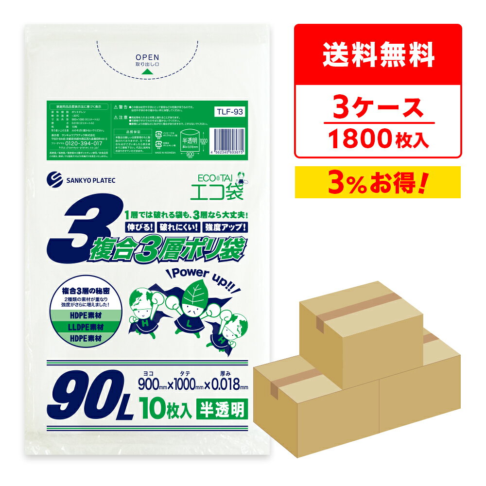 商品番号 TLF-93-3 横×縦×厚さ(mm) 900x100x0.018 1冊あたりの枚数 10枚入り 1箱あたりの冊数(合計枚数) 60冊入り(600枚/箱) 色 半透明 材質 HDPE+LLDPE+HDPE 2種類のフィルムを複合的...