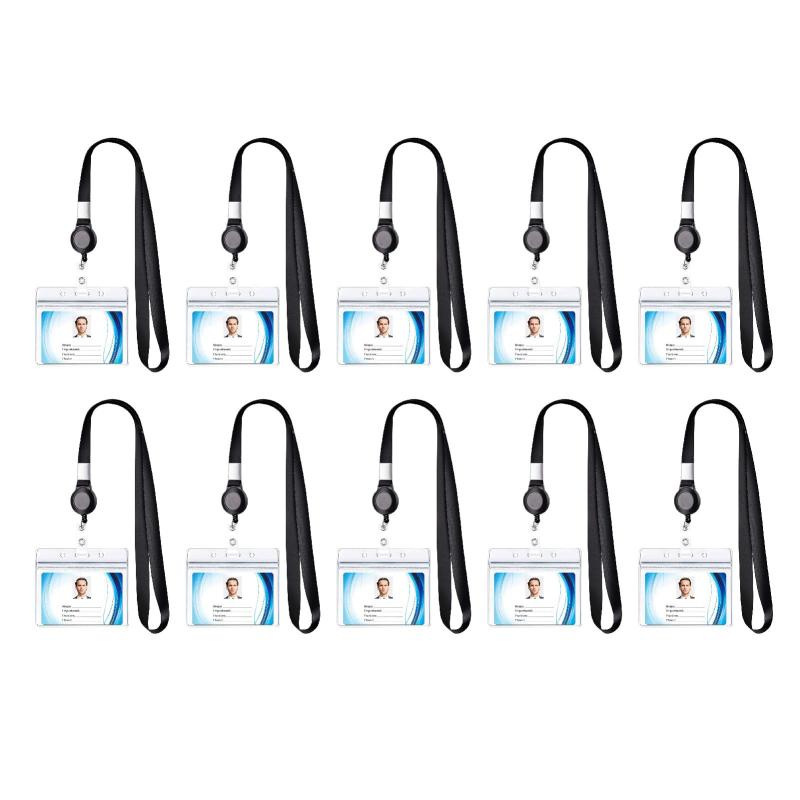 [Cicogna] IDカード ホルダー 伸縮リール ストラップ 横型 大容量 社員証 名札 ネック 首掛け 吊り下げ ネームホルダーイベントや会社で大活躍大容量のリール付き首掛け名札ホルダーです。さまざまなカードサイズに対応し、IDカード...