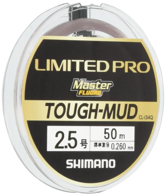 シマノ ライン リミテッドプロ マスターフロロ TOUGH-MUD 50m マッドグレー