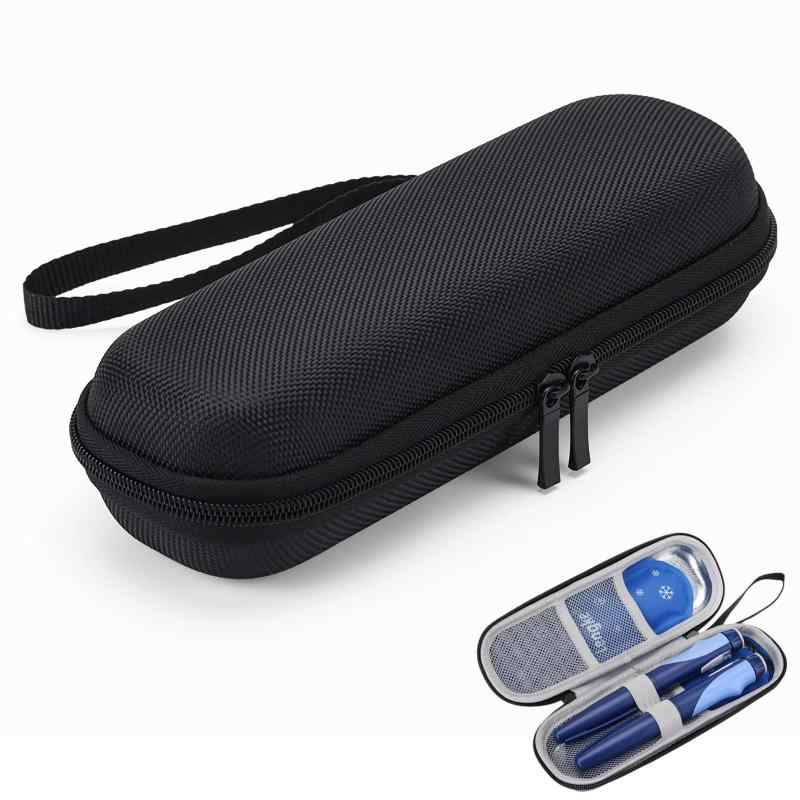 インスリンケース インスリン注射用品収納 インスリン クーラー バッグ 小型 コンパクト 持ち運び便利 旅行用 出張用1.高品質素材： 高品質の素材を使用して製造されており、外側には耐水性のあるナイロン防水布、内部にはEVA圧縮防圧材料と断...