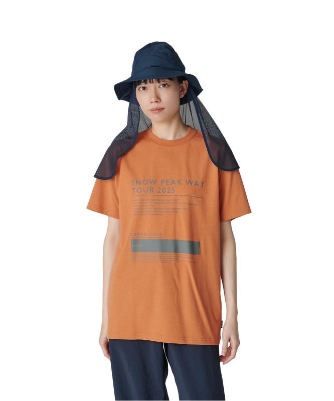 スノーピーク(snow peak)SPW Tour 2025 T-Shirt TS-25SU102 Tシャツ 半袖 ショートスリーブ ティーシャツ