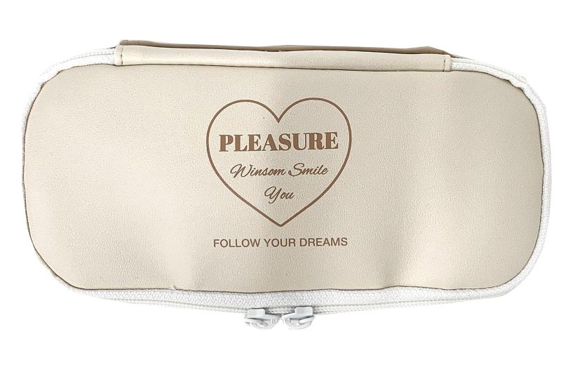 [ポップパーラー]ペンケース 大容量 ポーチ 小物入れ スマホスタンド付き ペンポーチ マイルドカラー wtr-452サイズ：約W19.5×H8.5×D9cm素材：スムース合皮重量：約110g