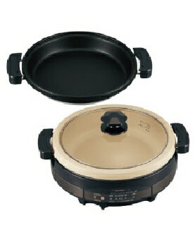 取寄せ商品。（お届けまで1週間ほどお時間がかかります。）★取り寄せ商品★【特長】2つのプレートで料理のレパートリーが広がる。■「土鍋風大型なべ」「遠赤平面プレート」の2枚タイプ　　なべ料理はもちろん、すき焼き、おでん、お好み焼き、焼きそばが...