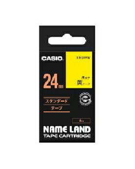 取寄せ商品。（お届けまで1週間ほどお時間がかかります。）お取寄せ商品【仕様】●テープ色　黄●文字色　黒●テープ幅（mm）　24●テープ長さ（m）　8