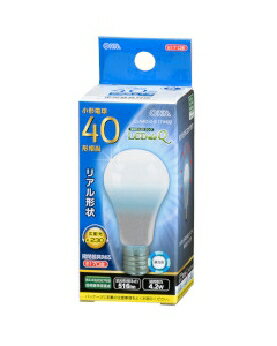 取寄せ商品。（お届けまで1週間ほどお時間がかかります。）★お取り寄せ商品★【特長】●小形電球40形相当●密閉形器具対応●断熱材施工器具にも対応●広配光約230°●光が全方向に広がります●省エネ法2027年度目標基準達成●昼光色●E17口金【...