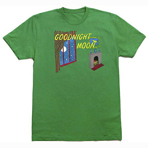 マーガレットワイズブラウンの名作絵本『おやすみなさいおつきさま/GOOD NIGHT MOON』のTシャツです。 柔らかな風合いのコットン素材。 大きめのサイズ感で、男女兼用で着用できます。 オーバーサイズで着てもかわいいですよ♪ ■サイズ...