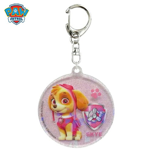 パウ・パトロールのキラキラアクリルキーホルダーです。 クリアなアクリルにラメとホログラムが☆ 大き目なので目立ちます。 キーホルダーやバッグチャームとしてお使いいただけます。 目印にもなりますよ♪ ・サイズ：約H64×W60×D3mm （ア...