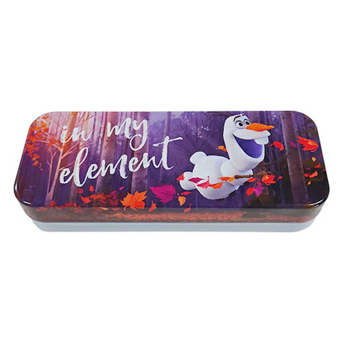 アナと雪の女王2のペンケースです。 アメリカから輸入のたっぷり入る8インチの缶ペンケース。 イラストがとってもかわいいです。 サイズ：約8.5×21.5×4cm MADE IN CHINA ※海外輸入商品です。「輸入商品について」を必ずご一...