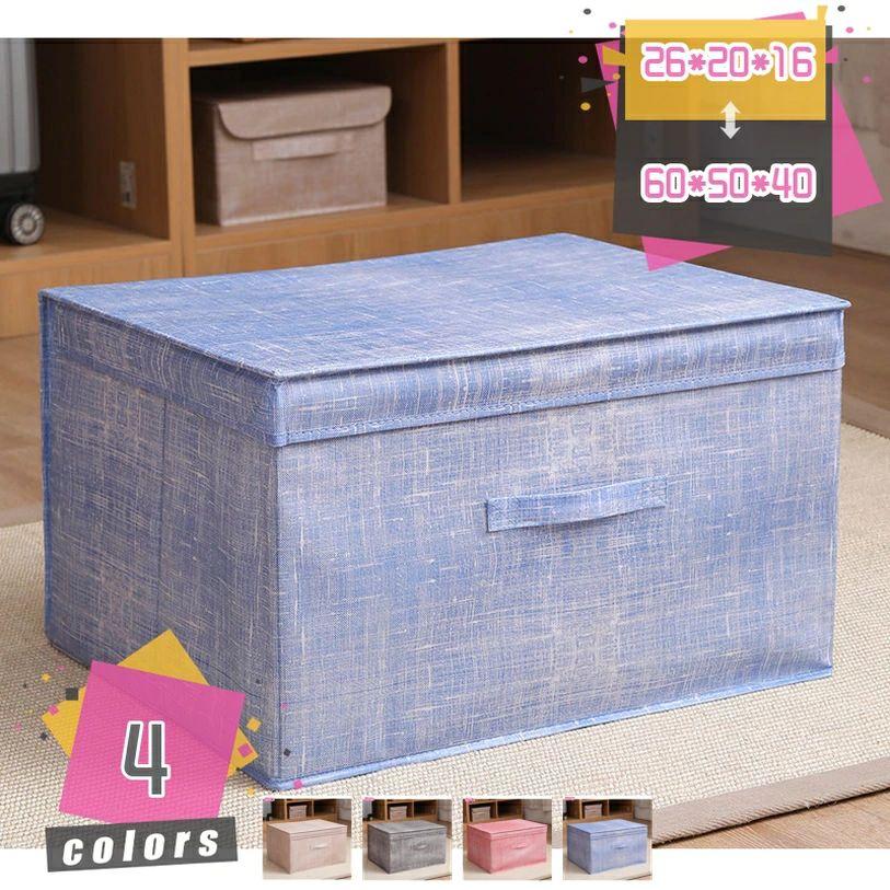 メイン素材：綿麻製■ 【サイズ】奥行き×横幅×高さcm「1個入り」。素材：不織布素材で作られるケース、収納ボックス。安全で健康的、化学薬品なし、環境に優しい丈夫です。シンプルでモダンで 、生地は柔らかく耐久性があり、ステッチは長期間使用でき...