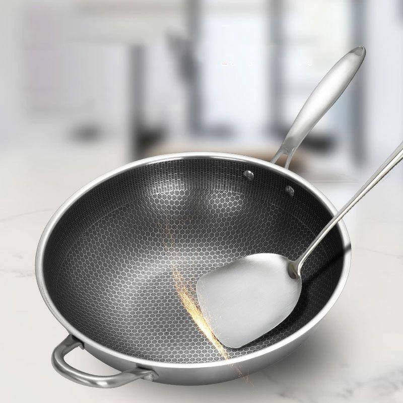 この商品について 【強化ガラス蓋＋多機能設計、一鍋中華料理】 耐熱ガラス蓋付きで、調理中の様子が確認でき、火加減の調整が簡単です。炒め物、煮物、調理が1つの鍋ででき、炒め物、ステーキ炒め、煮物、揚げ物などのシーンに対応しやすい（IH調理器/...