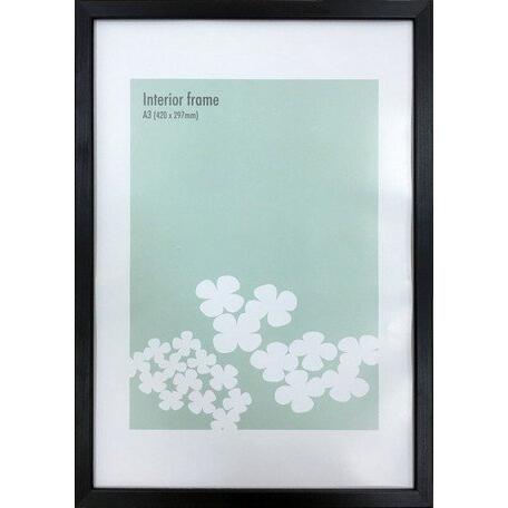 BICOSYA | インテリアフレーム木製額縁A3サイズ (black) Made in Japanのシンプルな木製フレーム！ 天然木を使ったやさしいカラーのフレームです。飾る場所を選ばないオーソドックスなデザインです。 ◆OAサイズA3額...