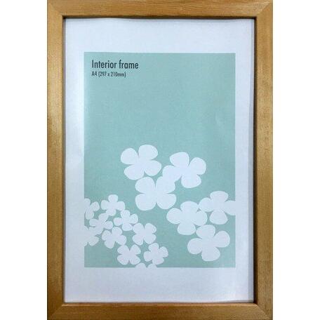 BICOSYA | インテリアフレーム木製額縁A5サイズ (natural) Made in Japanのシンプルな木製フレーム！ 天然木を使ったやさしいカラーのフレームです。飾る場所を選ばないオーソドックスなデザインです。 ◆OAサイズA...