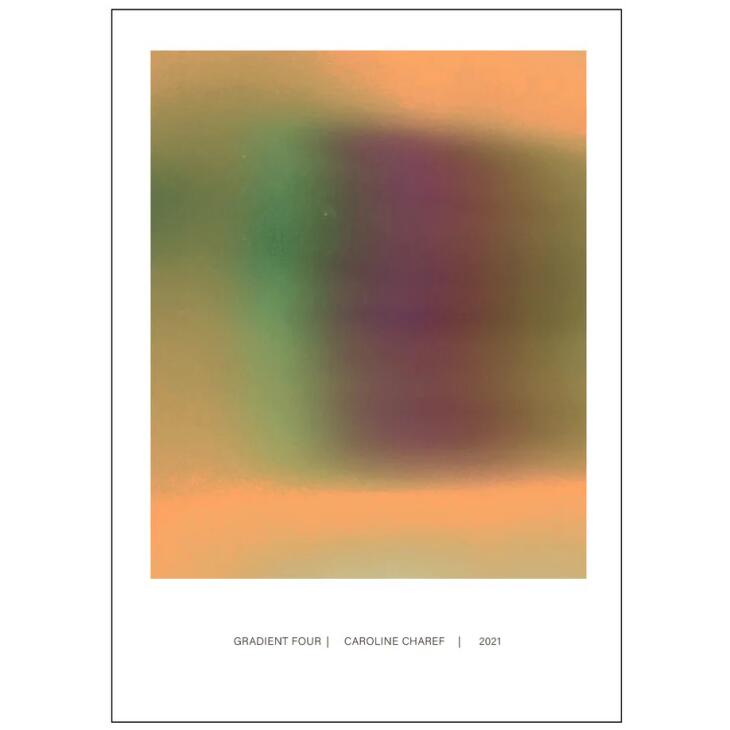 Caroline CharefGRADIENT FOURA3 アートポスター 女性アーティスト、Caroline Charefによるコラージュ・アート。 デンマークのコペンハーゲンで生まれ育ち、現在はオランダのアムステルダムに拠点を置くCa...