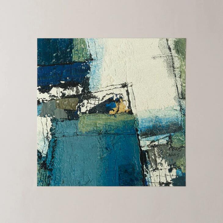 a good view BLUE DISTANCE D 30x30cm 北欧 アートポスター 国内外の優れたアート作品をキュレーションするa good viewのコレクション。 テキスタイルメーカー、QUARTER REPORTがスタートさ...