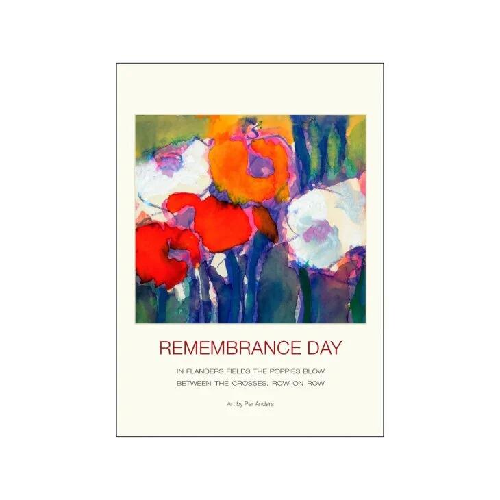 PER ANDERSRemembrance Day 250x70cm アートプリント/ポスター 北欧 シンプル アート インテリア おしゃれ デンマークのペイント作家、Per Andersのアートポスター。 2016年に描かれた作品「Pop...